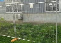 China 200g/M2 Zinc Coated W2.4m Temporary Steel Fencing For Construction Site Security for sale