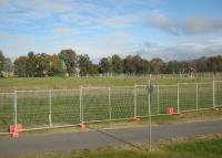 China 200g/M2 Zinc Coated W2.4m Temporary Steel Fencing For Construction Site Security for sale