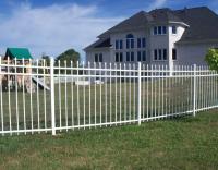 China Ornamental Black Custom Wrought Iron Fence Decorative Metal for sale