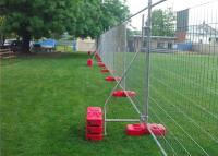 China Anti Climb Temporary Barricade Fence , 1.8x2.4m Movable Temporary Fence for sale
