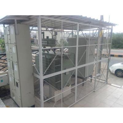 China Q195 Steel 2.4m High Tower Fencing With Powder Coated for sale