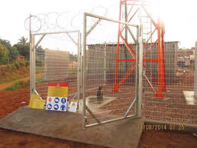 China ISO-2001 Galvanized Black 6 Ft Welded Wire Fencing For Yardgard for sale