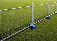China 2.1x2.4m Removable Gi 60X150mm Temporary Steel Fencing for sale