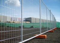 China 2.1x2.4m Removable Gi 60X150mm Temporary Steel Fencing for sale
