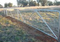 China 1m 1.17m Height Galvanized Heavy Duty Farm Gate For Australia non rusting for sale