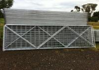 China 1m 1.17m Height Galvanized Heavy Duty Farm Gate For Australia non rusting for sale