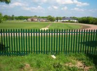 China ISO9001 Steel Rustproof 7 Ft High Privacy Fence For Security for sale