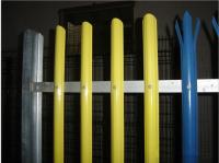 China Green H2100mm Security Palisade Fencing With Triple Pointed Top for sale