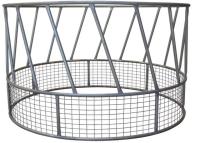 China 550mm High Livestock Handling Equipment , Diameter 1.8m Round Bale Hay Feeder for sale