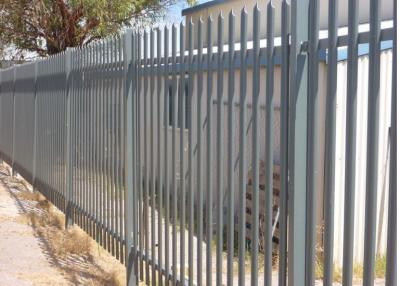 China ISO9001 Steel Rustproof 7 Ft High Privacy Fence For Security for sale