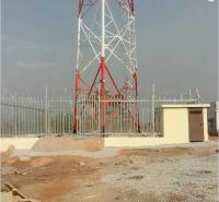 China Anti Corrosion 8ft Height Tower Fencing With Cyclone Wire for sale