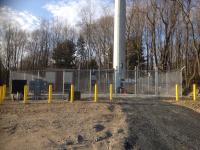 China Galvanized Iron 1800mm Tall Tower Fencing With Diamond Hole for sale