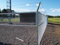 China Farm Field Galvanized Wire 2mm Steel Chain Link Fencing for sale