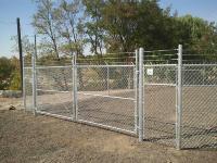 China Rot Proof 6 Foot 50x50mm Mesh Tower Fencing With Chain Link for sale
