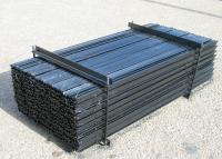 China 3000mm Length Metal Star Pickets , 2.04kg/M Black Star Picket for sale