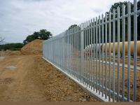 China Weatherproof Galvanized 3ft Steel Palisade Fencing For Car Parks for sale