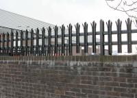 China D Section Steel Palisade Fencing , RAL9016 4ft Palisade Fencing for sale