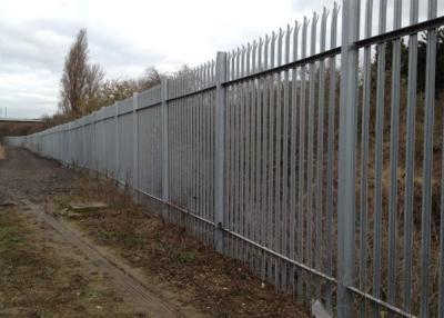 China W Section Industrial 4ft Height Steel Palisade Fencing Anti Corrosion for sale