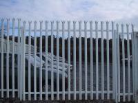 China ISO9001 Polyester Powder Coated Steel Security Fence Panels Long Lifespan for sale