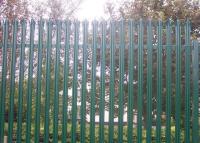 China Powder Coated 2100mm Steel Palisade Fencing For Commercial Properties for sale