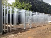 China ODM Corrosion Resistant Galvanised Palisade Fencing , 1.8m Sports Ground Fencing for sale
