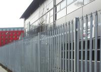 China Single Pointed 2.4m Galvanised Steel Palisade Fencing For Security for sale