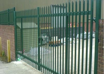 China 180cm Double Leaf Sliding Gate , 6m Length Galvanised Security Fencing for sale