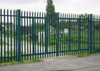 China 180cm Double Leaf Sliding Gate , 6m Length Galvanised Security Fencing for sale