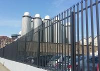 China ISO9001 Polyester Powder Coated Steel Security Fence Panels Long Lifespan for sale