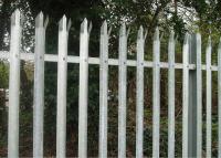 China Anti Rust 6ft Galvanized Steel Palisade Fencing with D Section for sale