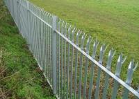 China Unscalable 1.5m Triple Pointed Palisade Fencing For Garden for sale