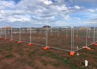 China High Strength 2100x2400mm Temporary Steel Fencing For Commercial Construction for sale