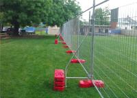 China High Strength 2100x2400mm Temporary Steel Fencing For Commercial Construction for sale