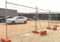 China High Strength 2100x2400mm Temporary Steel Fencing For Commercial Construction for sale