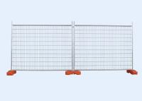 China High Strength 2100x2400mm Temporary Steel Fencing For Commercial Construction for sale