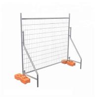 China Australia Movable Special Events Hdg Metal Construction Fence With Brace for sale