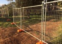 China Australia Movable Special Events Hdg Metal Construction Fence With Brace for sale