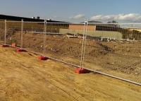 China Oem 2400mm Long X 2100mm High Steel Temporary Fencing Heavy Duty for sale