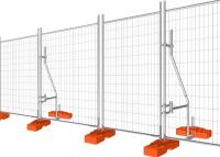 China Oem 2400mm Long X 2100mm High Steel Temporary Fencing Heavy Duty for sale