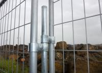 China 3mm Anti Climb Galvanised Temporary Steel Fencing For Public Restrictions for sale