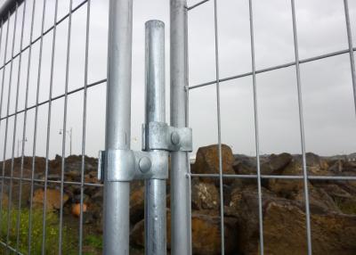 China 3mm Anti Climb Galvanised Temporary Steel Fencing For Public Restrictions for sale