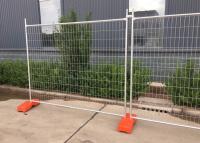 China Hot Dip Galvanised 2.1x2.4m Temporary Steel Fencing For Construction Site for sale