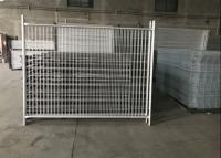 China Construction Site Removable 2.1m High Temporary Metal Fencing Panels Hot Dip Galvanised for sale