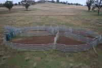 China Welded Metal 40x40mm Tube Heavy Duty Cattle Panel 2.1m Width for sale