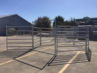 China Wrought Iron Galvanized 50x50mm Tube Heavy Duty Cattle Panel for sale