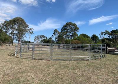 China Galvanized Welded 1.8m Height Yard Fence Panel For Livestock Horse Farm Fencing for sale