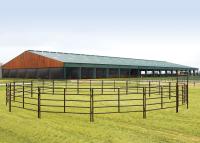 China 1.5m High Portable Galvanized 32OD Pipe Farm Fence Panels Heavy Duty for sale