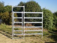 China 40x80mm Oval Tube Livestock Galvanized Horse Panels for sale