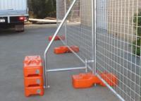 China Uv Concrete Blow Molding Plastic 2.5mm Temporary Fence Block Outdoor for sale
