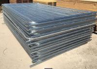 China 2000mm High Pre Galvanised Heras Mobile Fencing Square Top Heavy Duty for sale